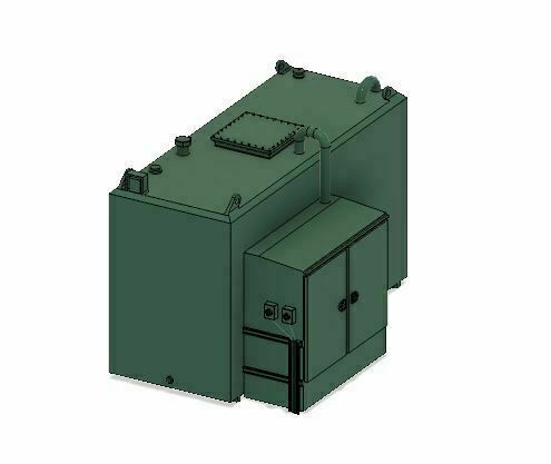 STL file Model Railway 4500L Oil Tank and Base 🛤️・3D printer model to ...