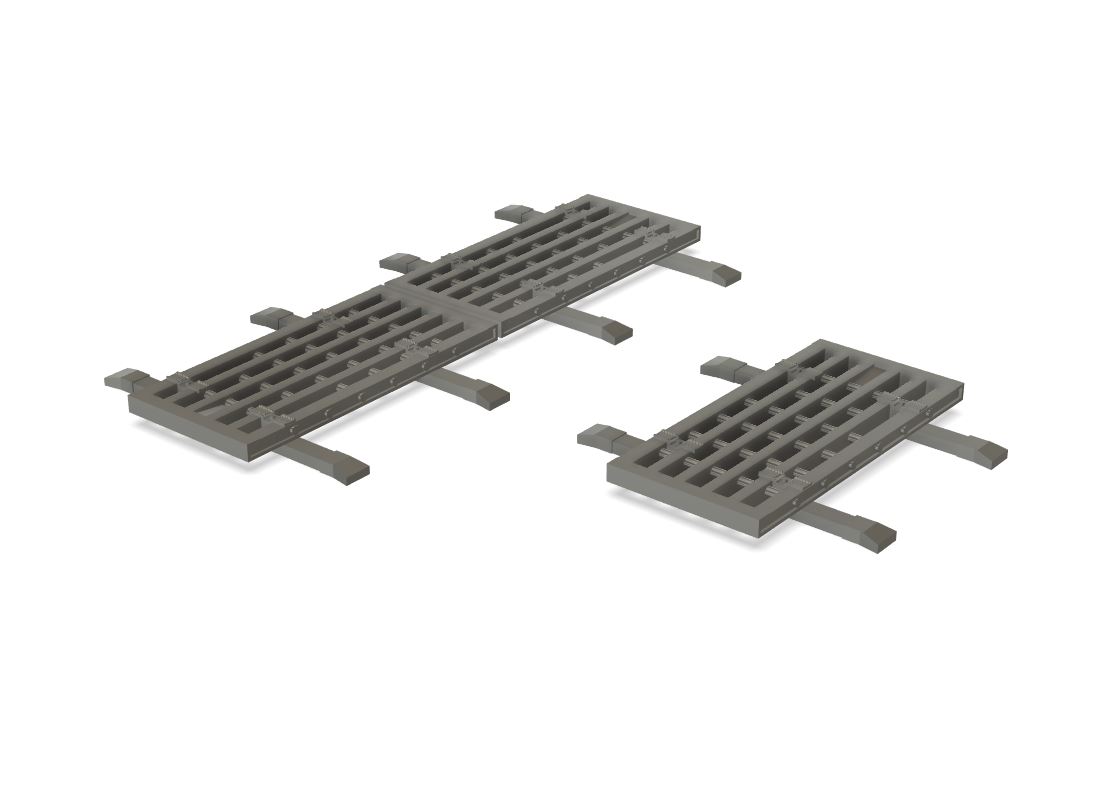 STL-Datei Modellbahn - TPWS-Gitter 🚆・3D-druckbare Vorlage zum ...