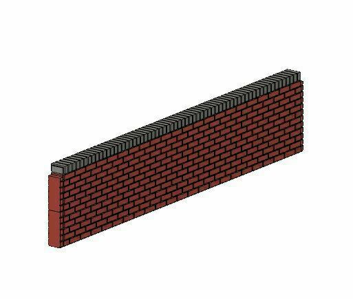 STL file Model Railway Brick Wall Various Heights see Pictures 🛤️ ...