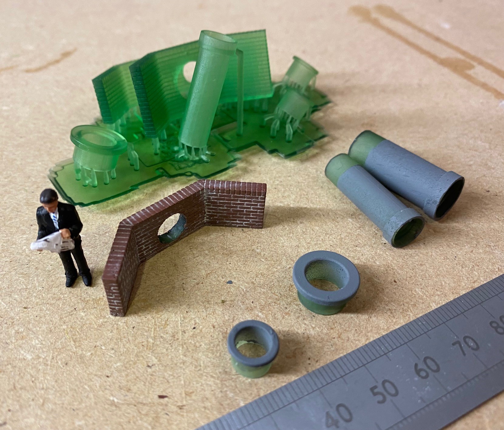 STL file Model Railway Brick Pipe Culverts 🛤️・3D printable design to ...