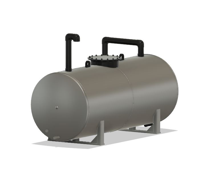 STL file Model Railway Oil Tank with Brick Bund 🛤️・3D print design to ...