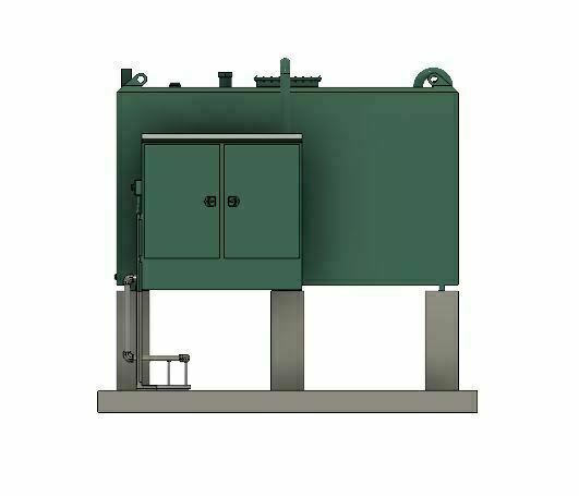 STL file Model Railway 4500L Oil Tank and Base 🛤️・3D printer model to ...