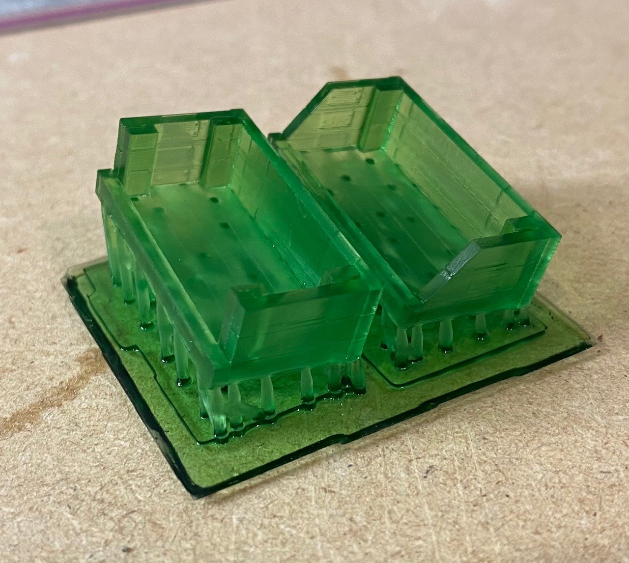 STL file Model Railway Lineside Sleeper Ballast Bins 🛤️・3D print design ...