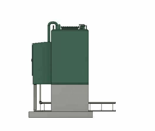 STL file Model Railway 4500L Oil Tank and Base 🛤️・3D printer model to ...