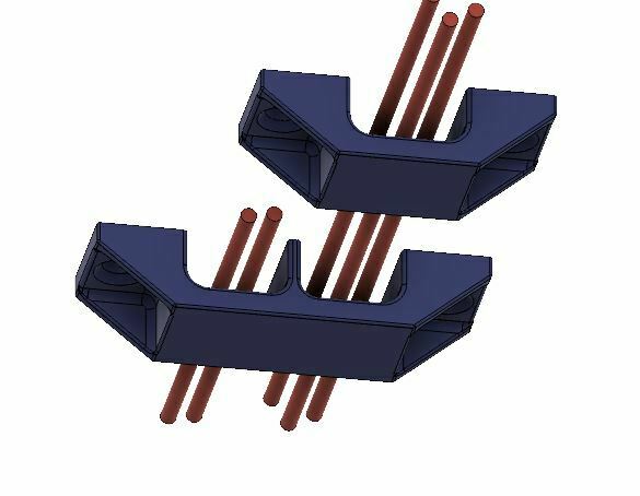 STL file Model Railway Railroad Cable Management Brackets 🛤️・3D print ...