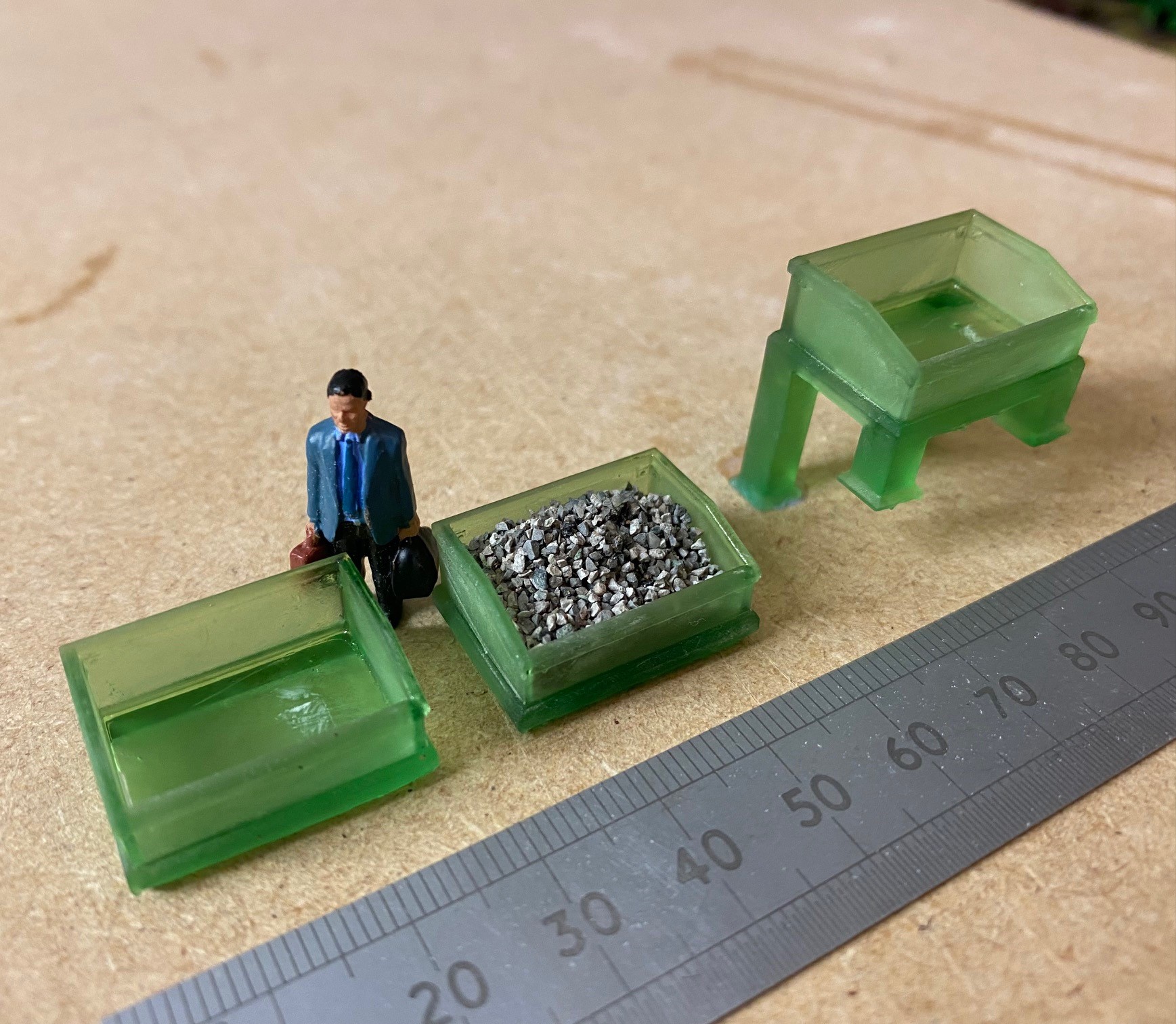 STL file Model Railway Lineside Ballast or Chip Bins 🛤️・3D print object ...