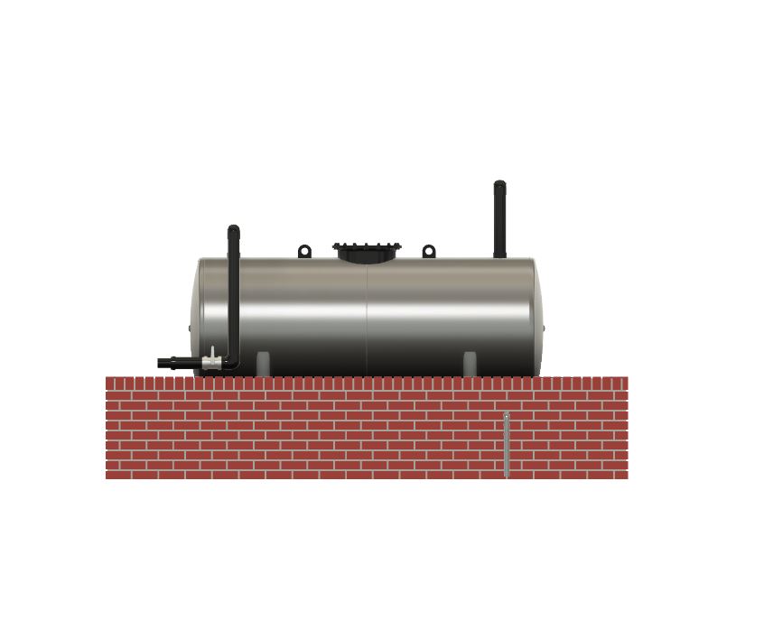 STL file Model Railway Oil Tank with Brick Bund 🛤️・3D print design to ...