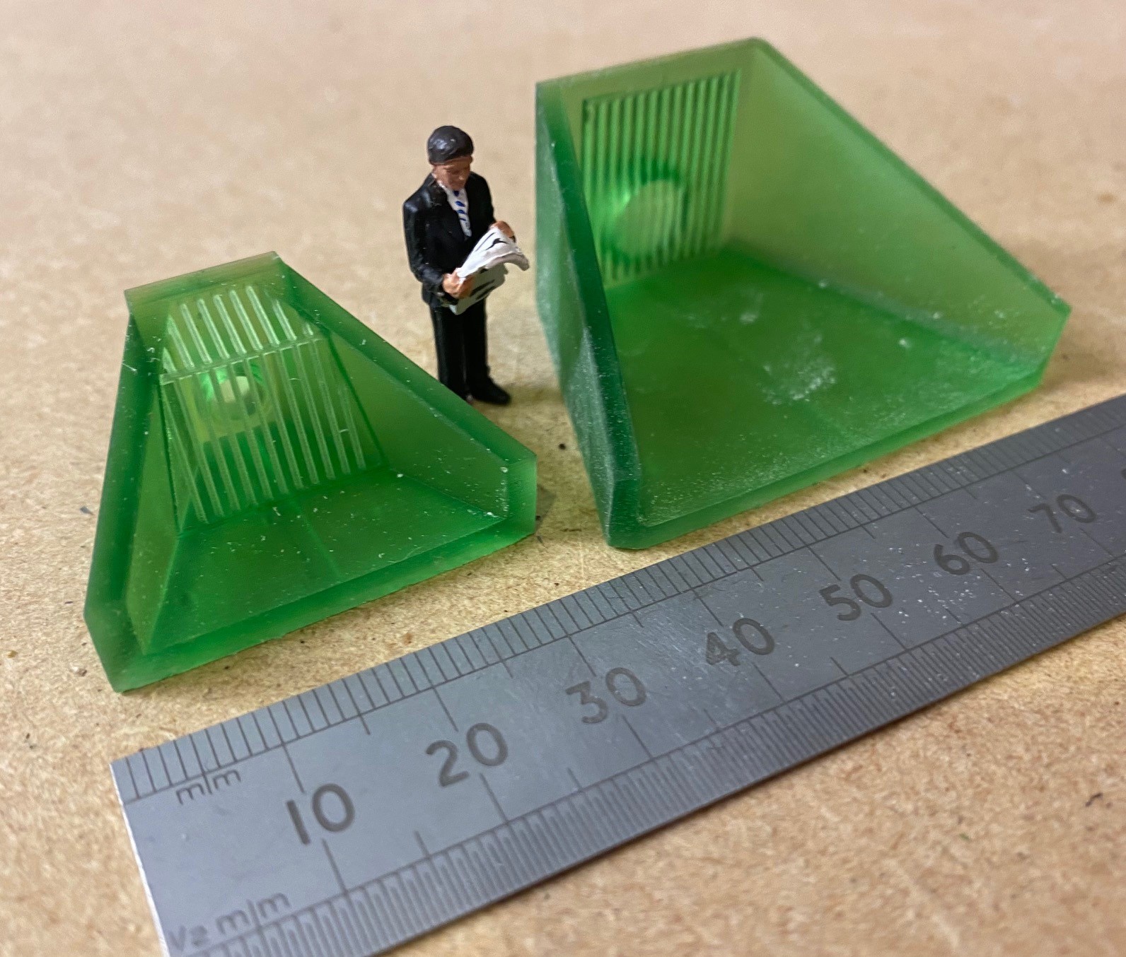 STL file Model Railway Reinforced concrete head wall SPILLWAY OUTFALL 🛤 ...