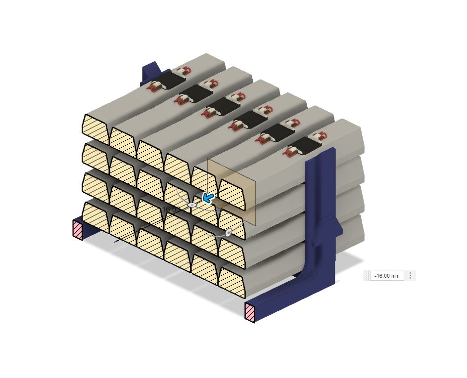 STL file Model Railway Concrete Sleepers in Transportation Frame 🛤️・3D ...