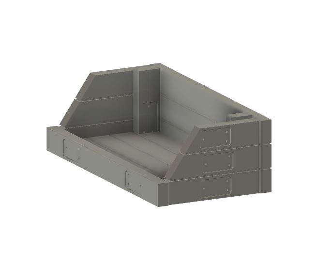 STL file Model Railway Lineside Sleeper Ballast Bins 🛤️・3D print design ...