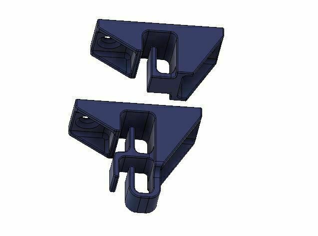 STL file Model Railway Railroad Cable Management Brackets 🛤️・3D print ...