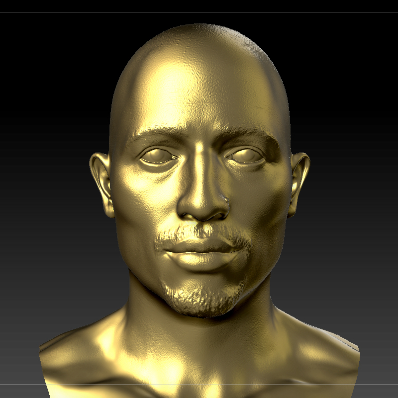 Файл STL Tupac / 2pac Shakur Bust Sculpture・Дизайн 3D принтера для ...