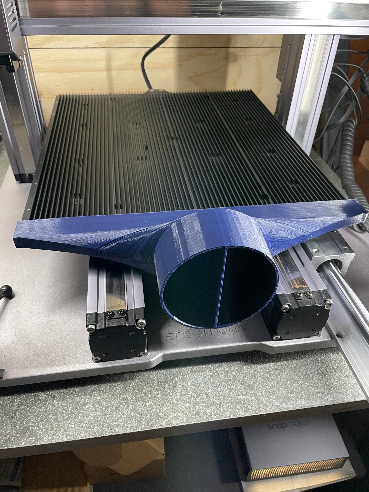 Download STL file Air Duct for Snapmaker A350 Laser Bed • 3D print ...