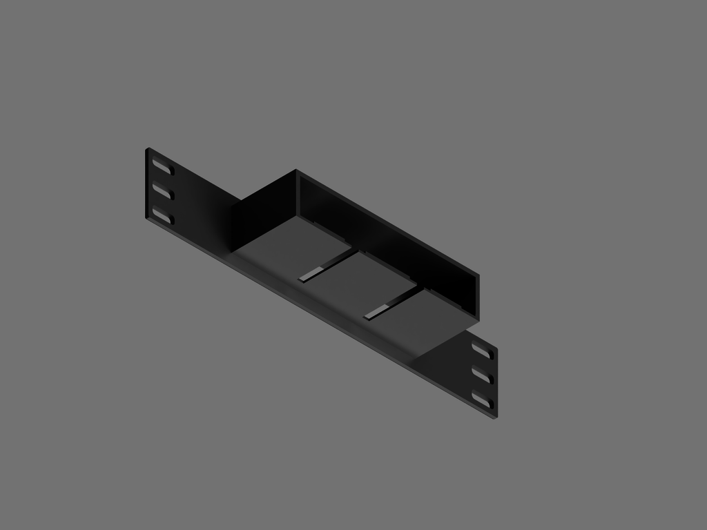 Free 3D file 10" Server rack 1U panel - LS1008G TP Link switch・3D ...