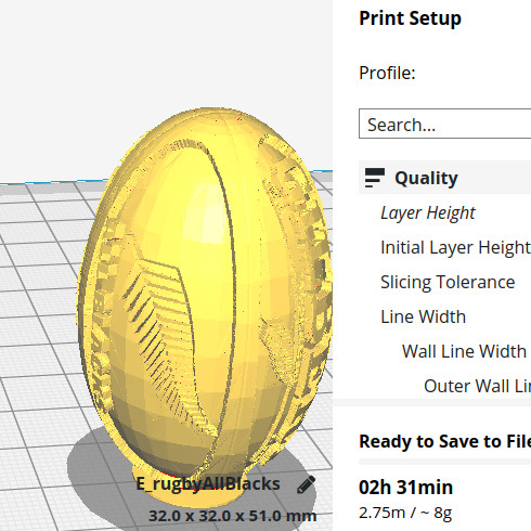 STL file AllBlacks rugby ball lithophane・Design to download and 3D ...