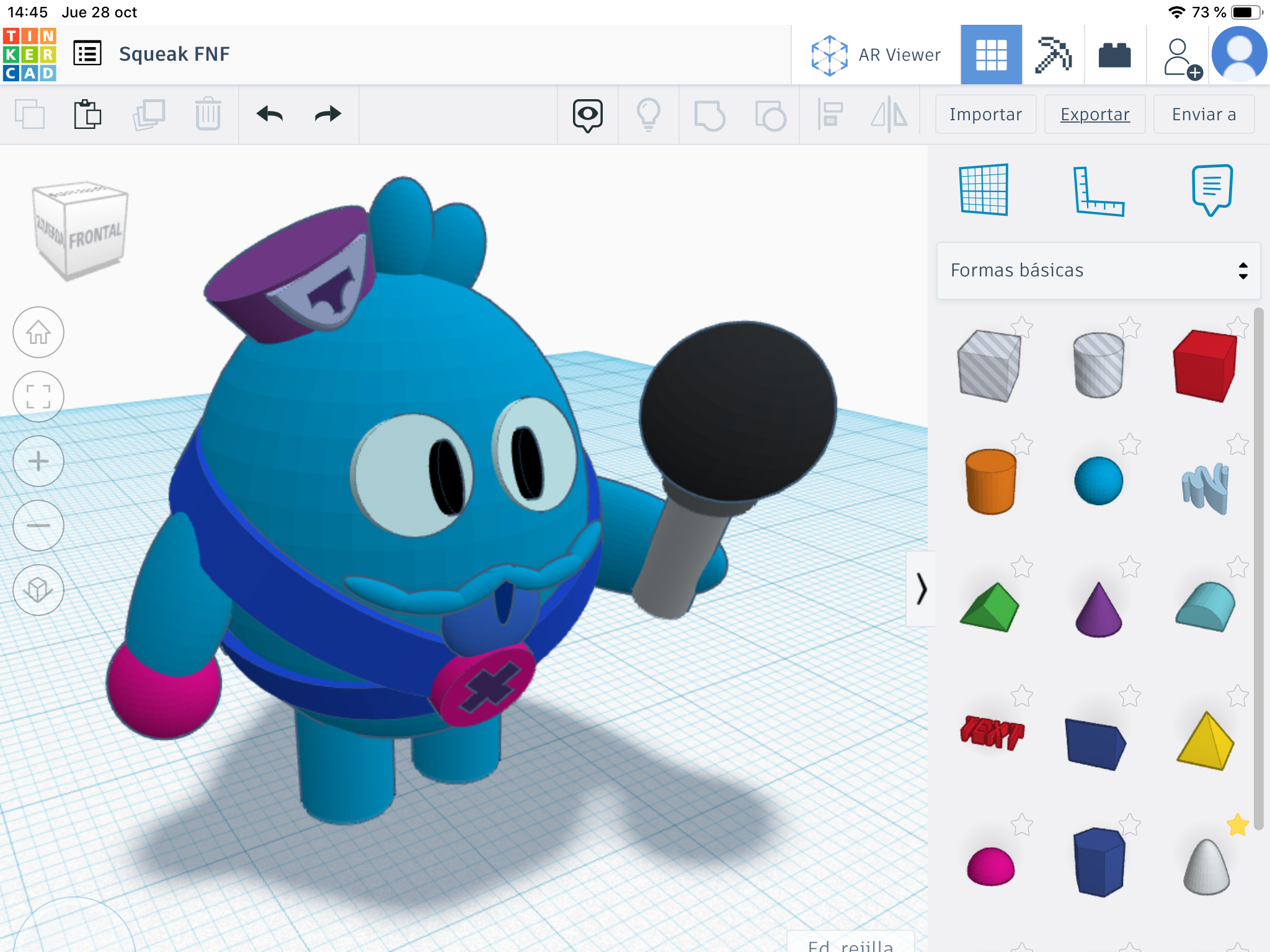 Free STL file Squeak from Friday night funkin・3D printing design to ...