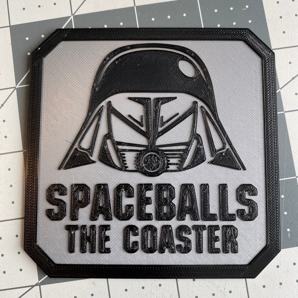 Free STL file Spaceballs the Coaster ・3D printing template to download ...