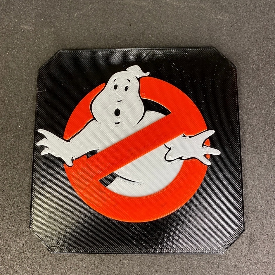 Free STL file Ghostbusters Coaster Square・3D printer model to download ...