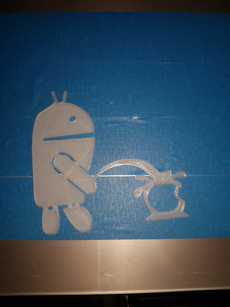 Free 3D file Android Pissing On Apple・Design to download and 3D print・Cults
