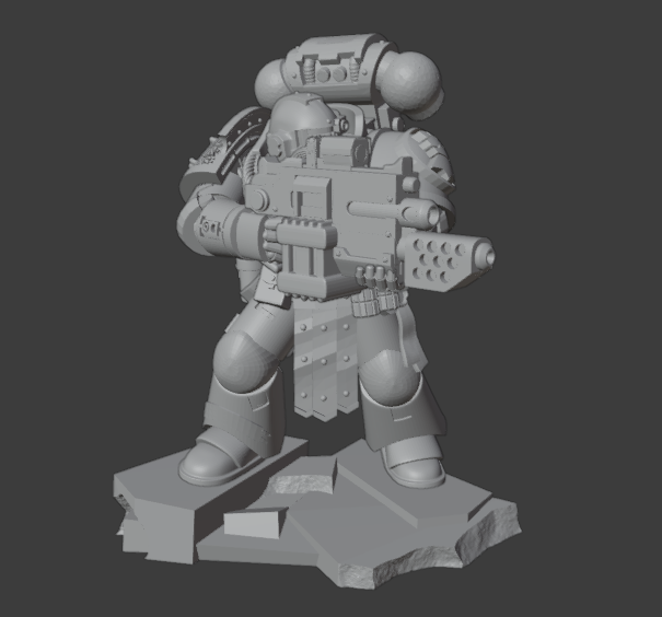 Free STL file Fist Sternguard Gunner・3D printer design to download・Cults