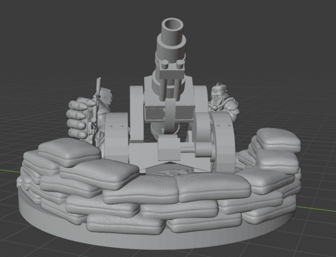Free STL file Krieg Heavy Mortar Artillery 🧨・3D printing template to ...