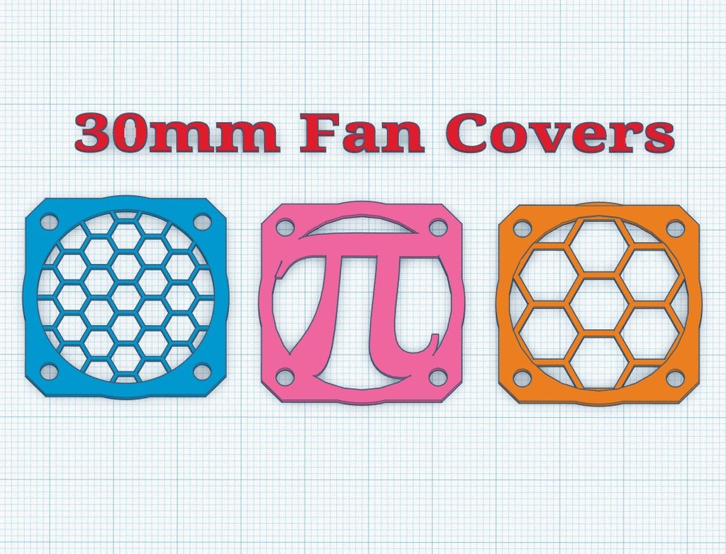 Free 3D file 30mm Fan Covers・3D printing template to download・Cults