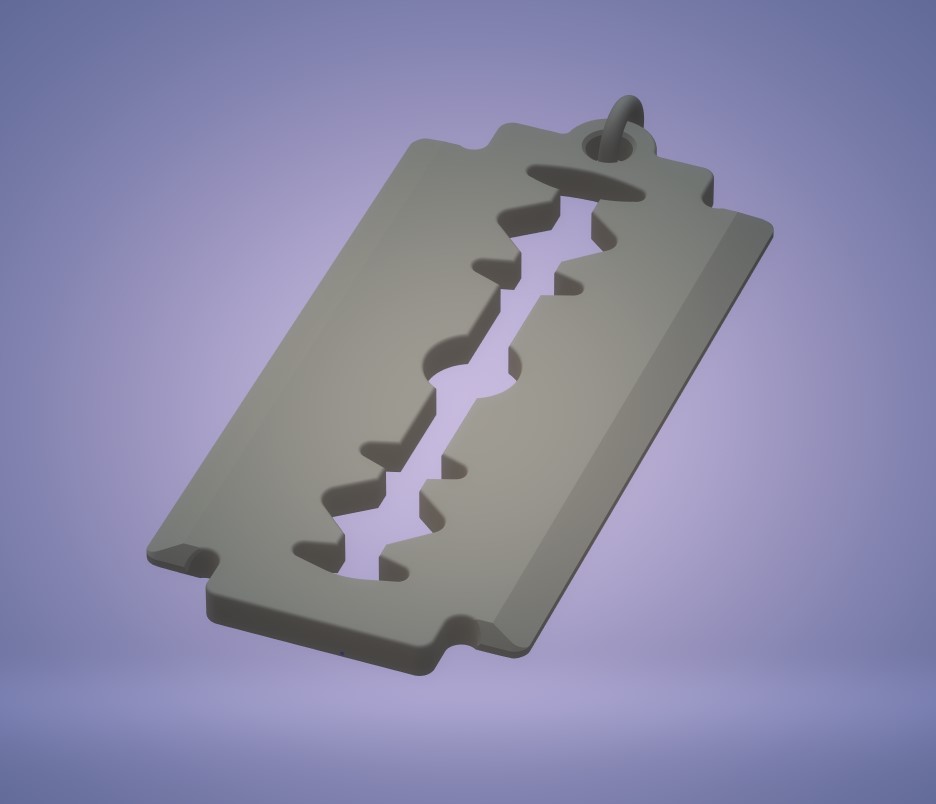 Fichier STL Lame de rasoir Collet・Modèle à imprimer en 3D à télécharger ...