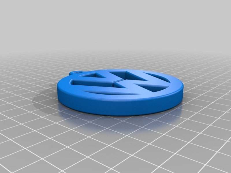 Download STL file VW necklas symbol • 3D printer object ・ Cults