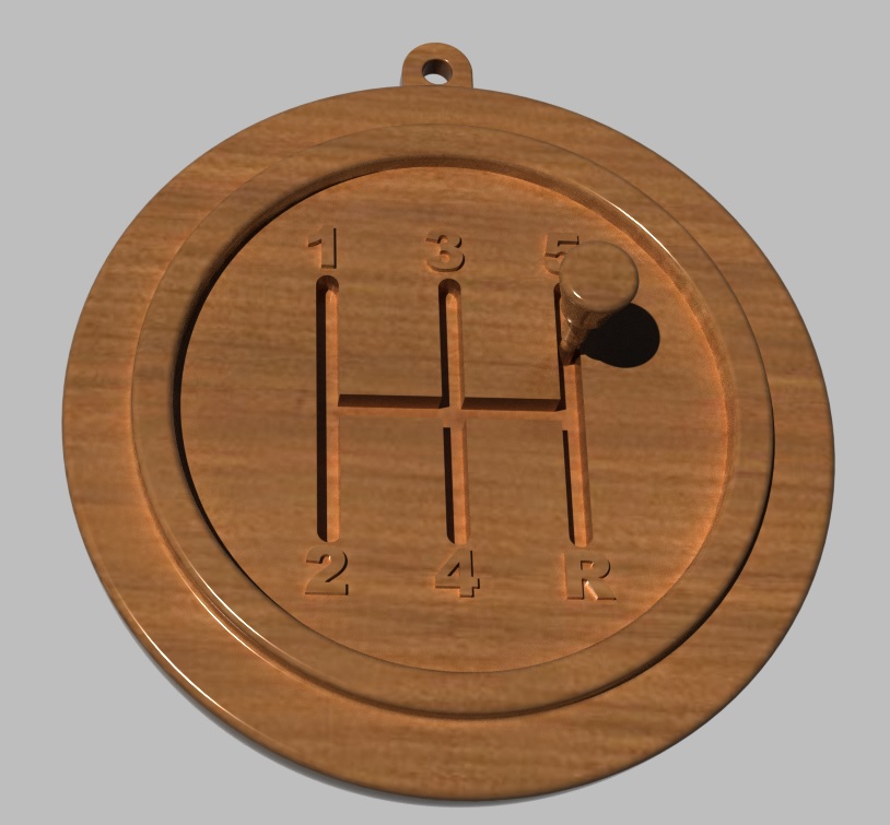 STL file Manual stick shift keychain・3D printable model to download・Cults