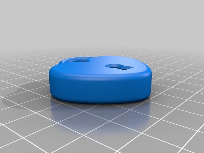 STL file Heart lock Keychain・Design to download and 3D print・Cults