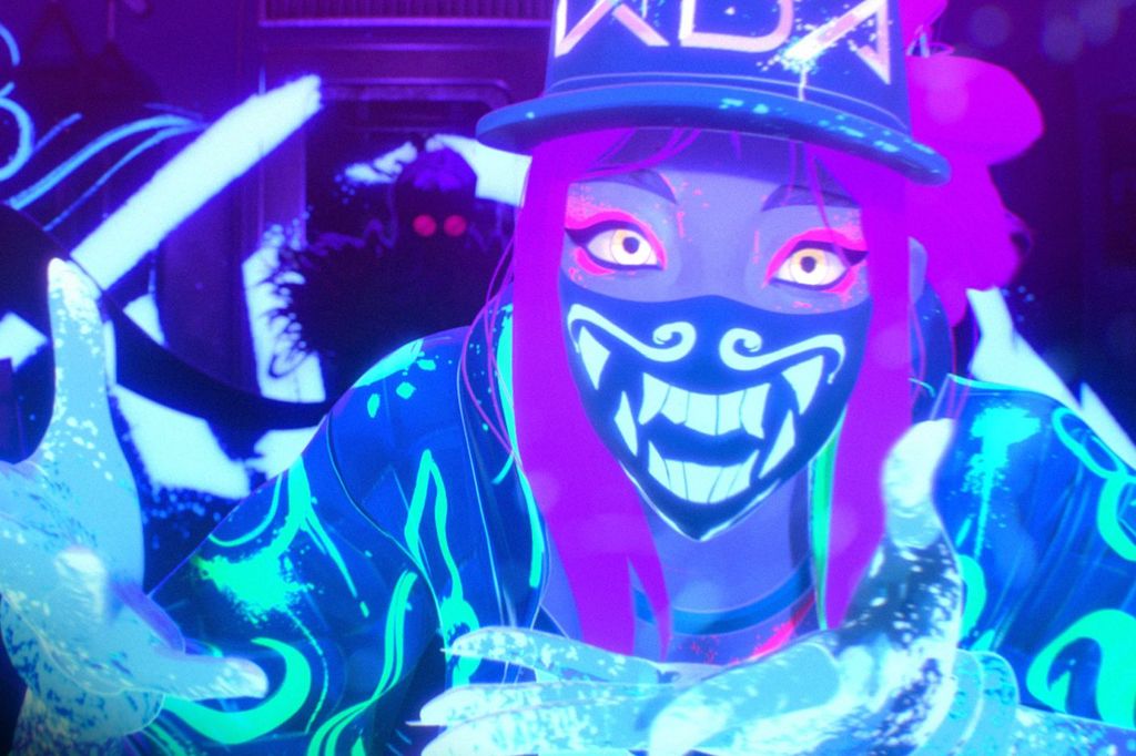 Free 3D file Akali's face decoration (glow-in-the-dark)・Template to ...