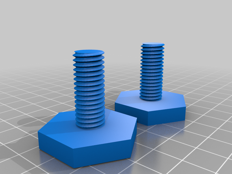Free STL file Adjustable foot Bolt M10・3D printable model to download・Cults