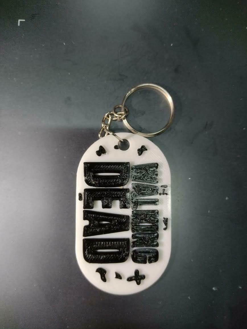 STL file the walking dead keychain pack x5 🚶・3D print model to download ...
