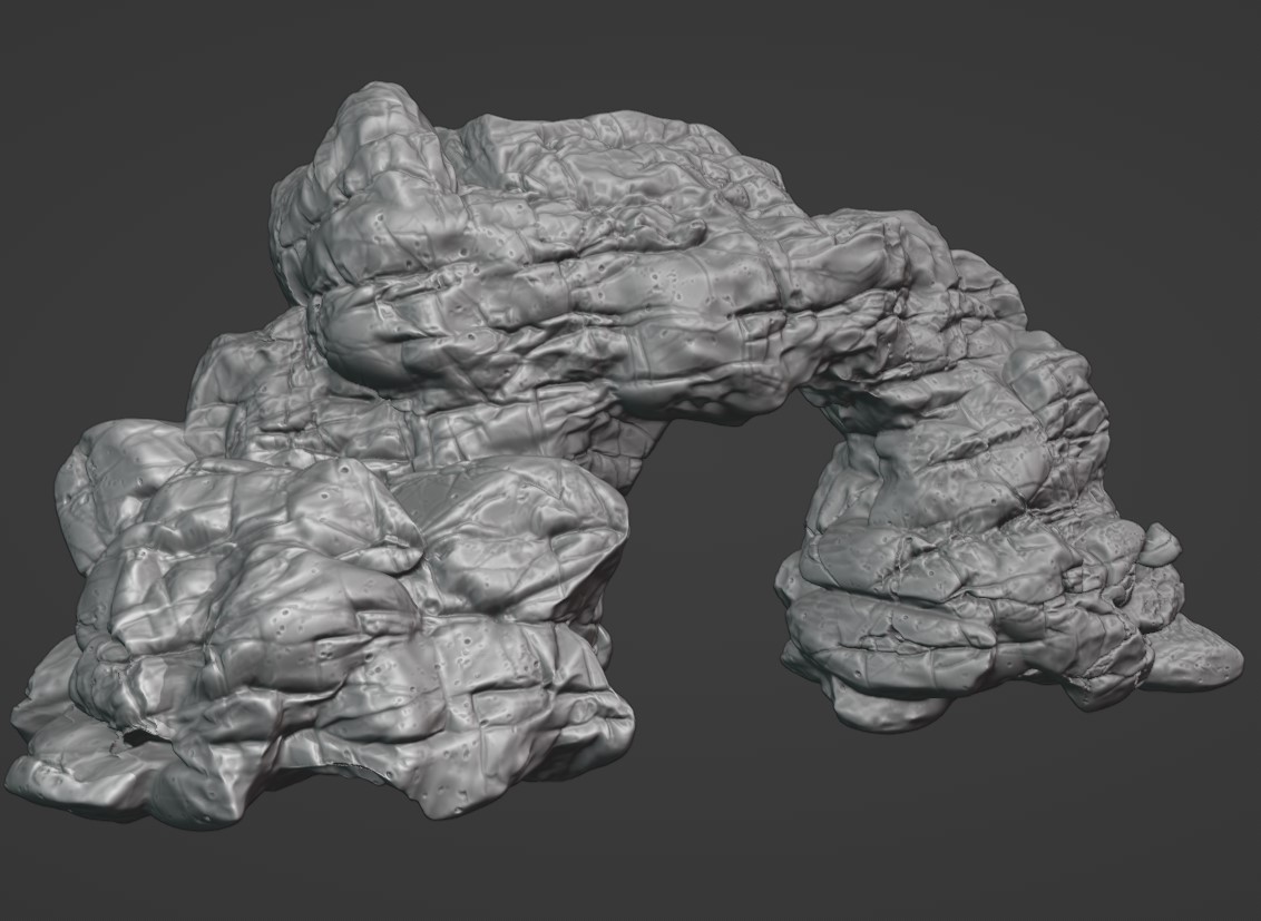 STL file rock arch + NEW ROCK UPGRADE・3D printable model to download・Cults