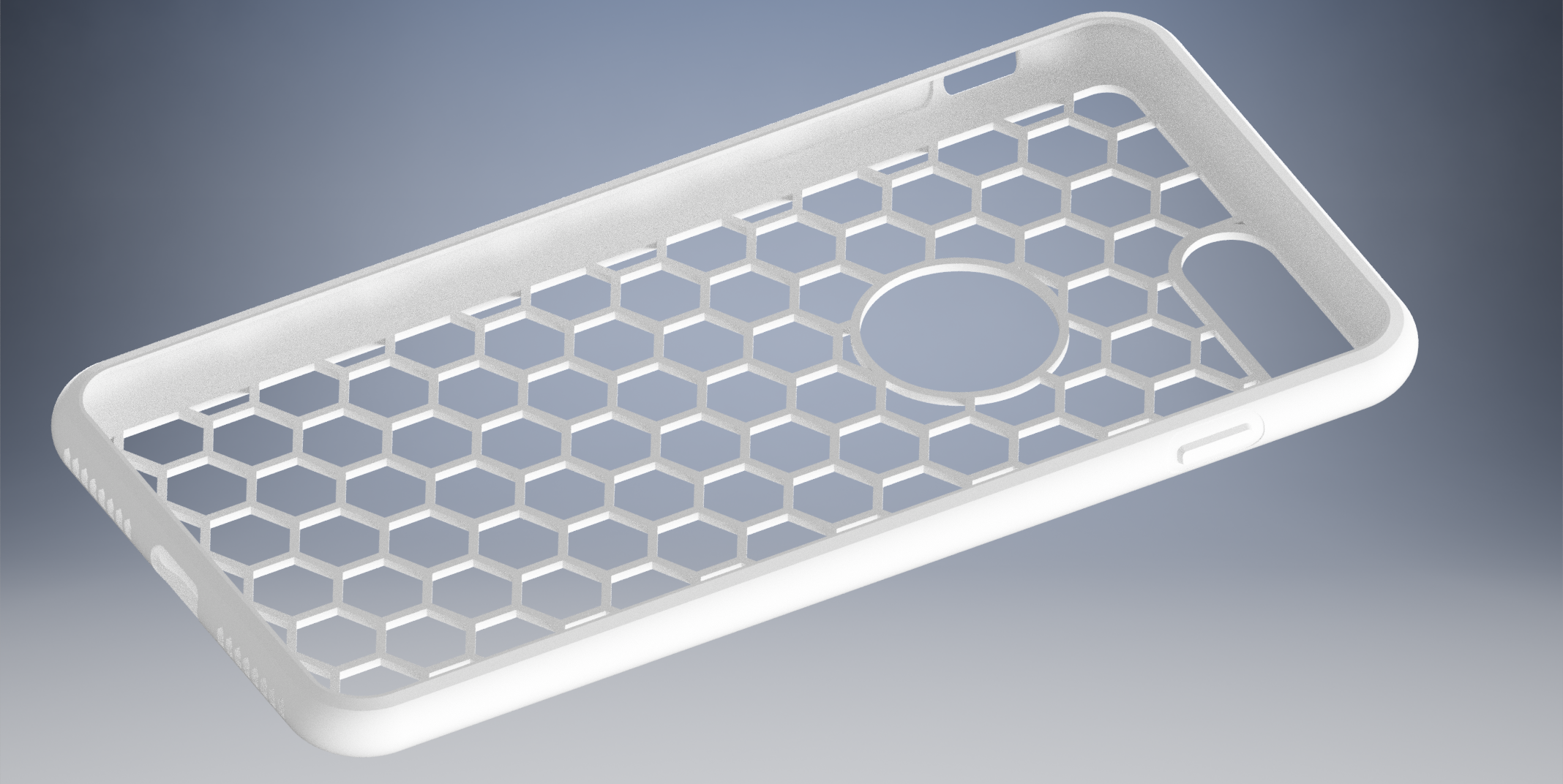 STL file Apple iPhone 7/8 plus case MESH (TPU)・3D printable model to ...