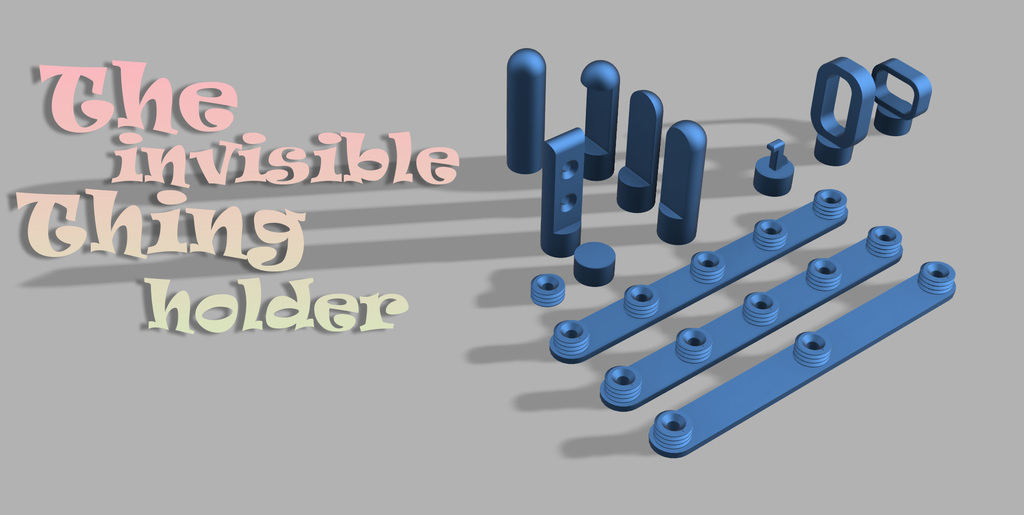 Free 3D file The Invisible Thing Holder 🫥・3D printable object to ...