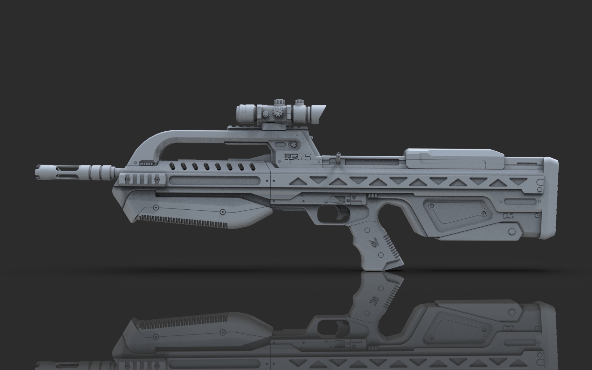 STL file Halo Infinte BR75・3D printable model to download・Cults