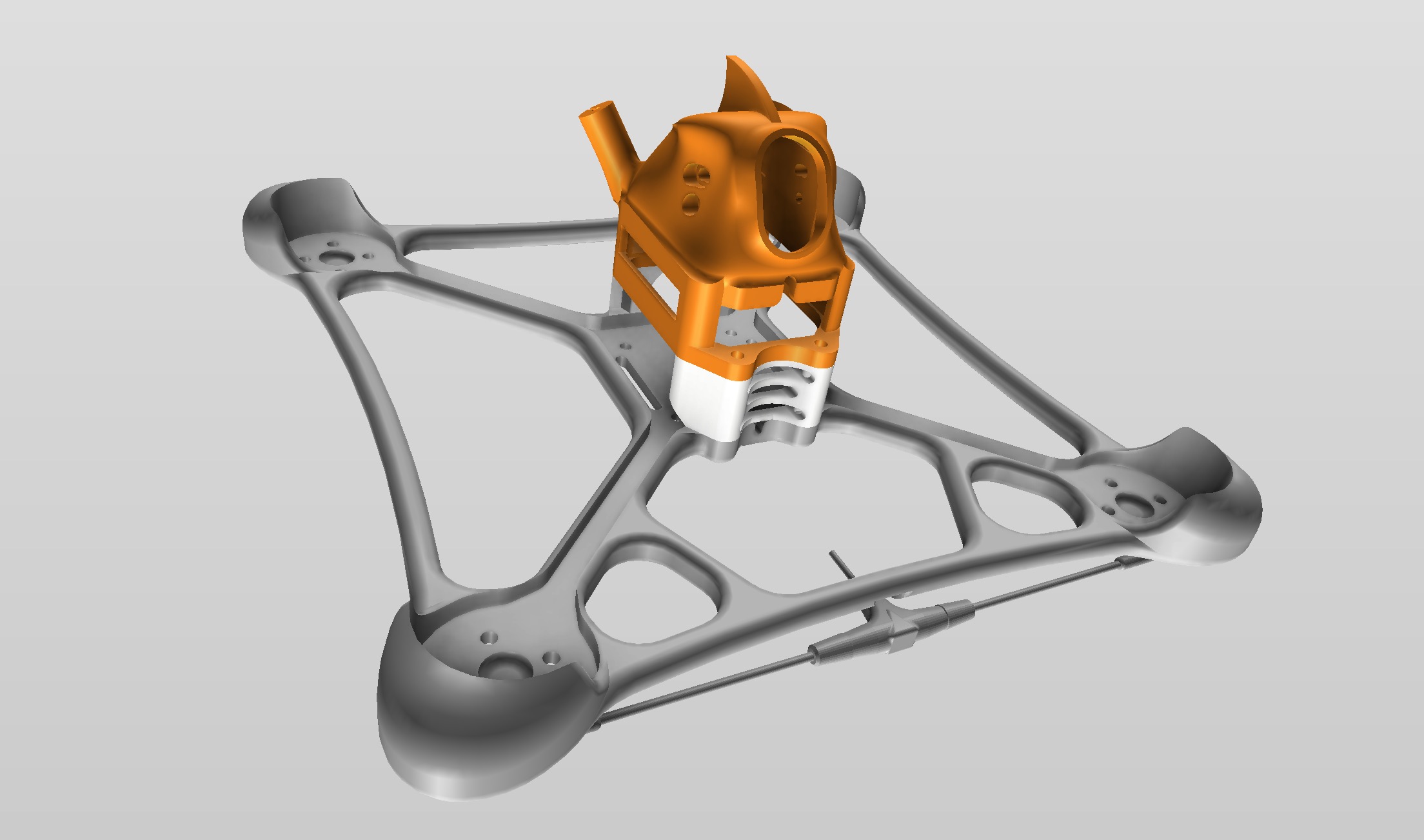 STL file Frame FPV RACER for Dji Fpv System (AirUnit) 🖼️・3D printer ...
