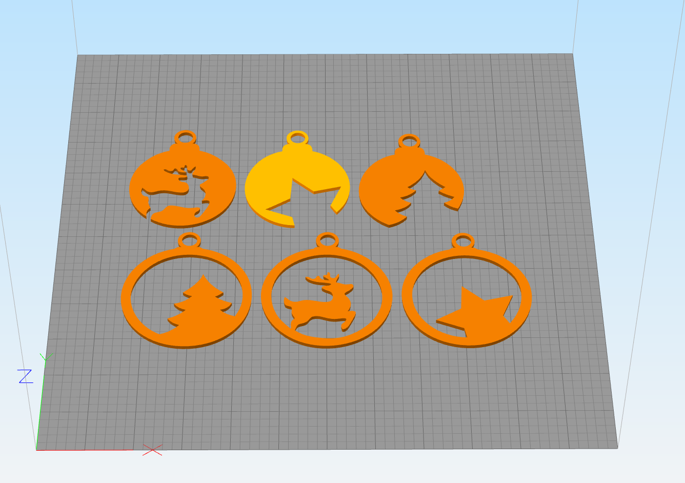 Free STL file Christmas ornaments・3D printer design to download・Cults