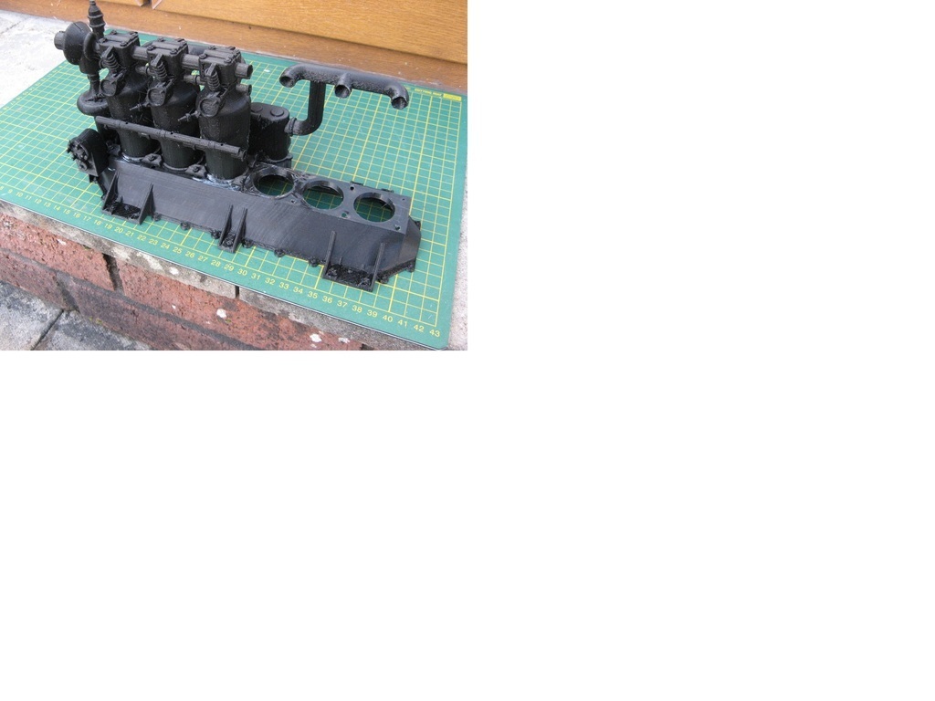 Free STL file Mercedes DIII Engine 🚗・3D printer design to download・Cults