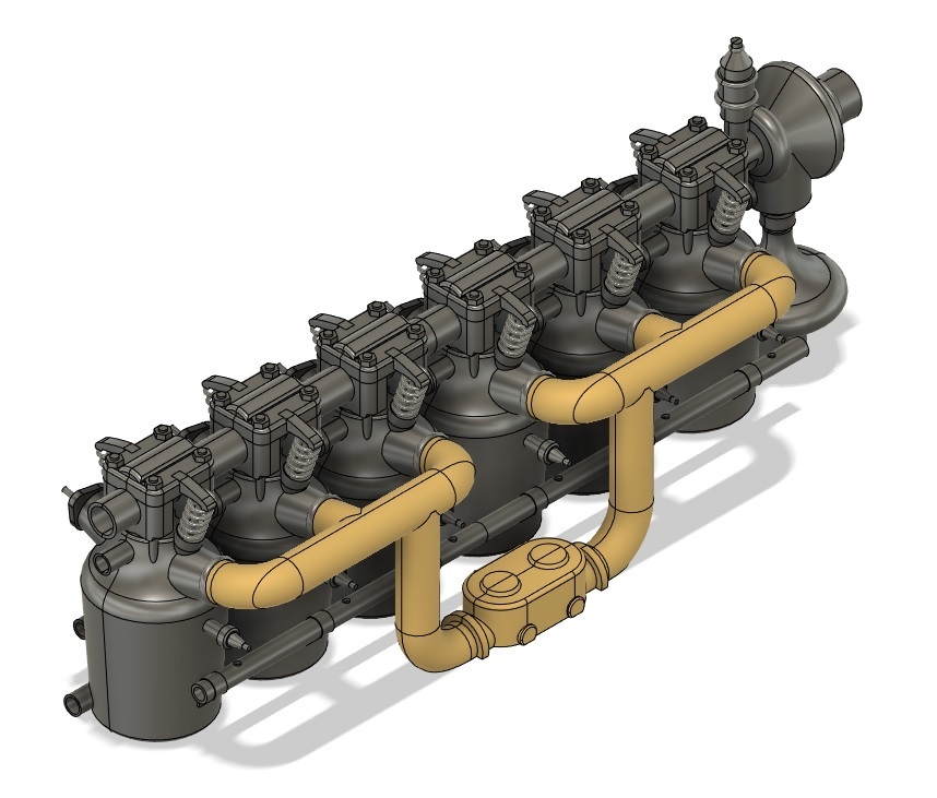 Free STL file Mercedes DIII Engine 🚗・3D printer design to download・Cults