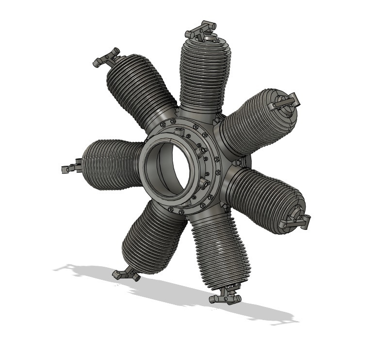 Free 3D file Gnome Sigma Rotary Engine・3D printable model to download・Cults
