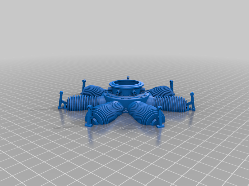 Free 3D file Gnome Sigma Rotary Engine・3D printable model to download・Cults