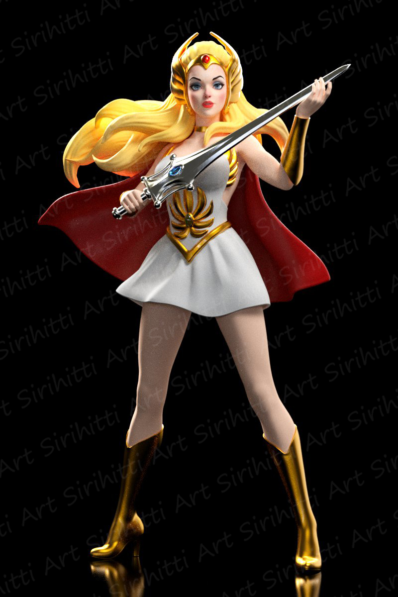 3D file She-Ra 3d model for printing 👸・3D print design to download・Cults