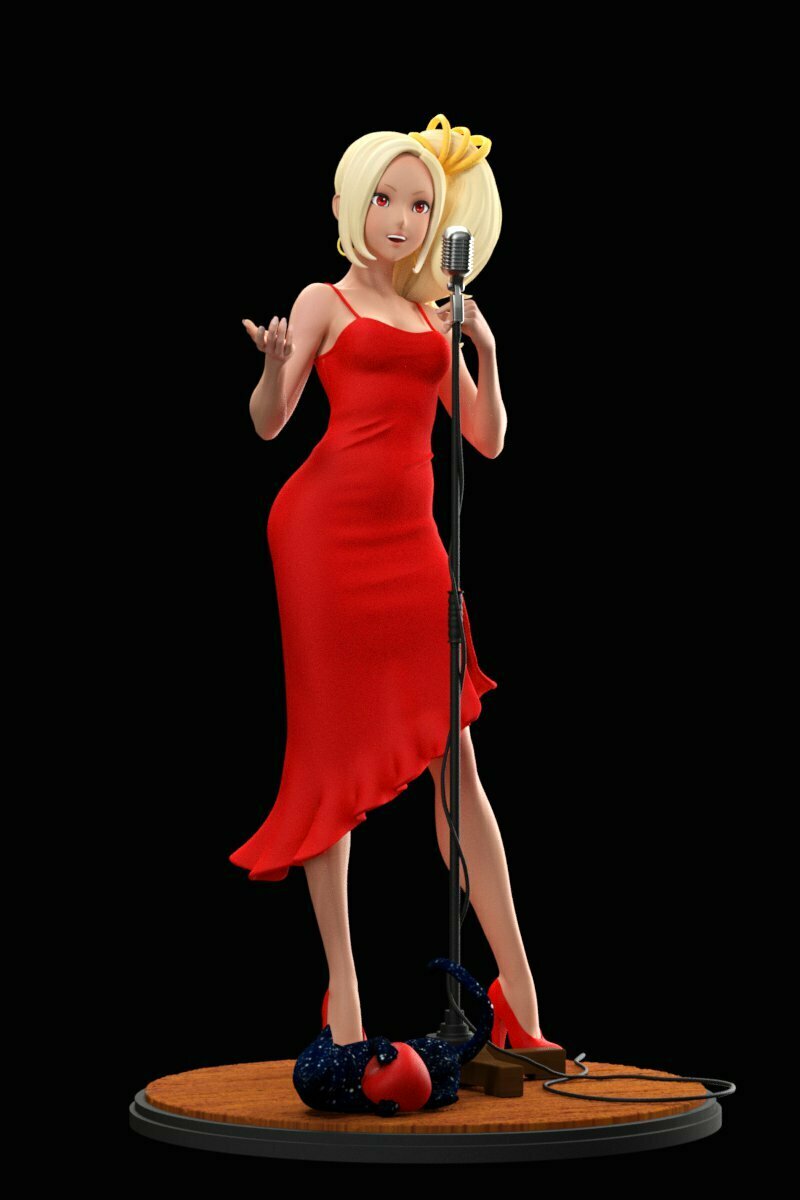 Free 3D file Kat Jazz Singer - STL model for 3d PRINTING・3D printing ...