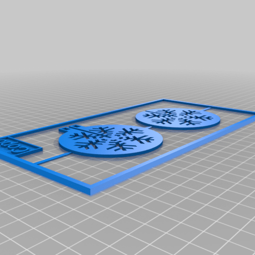 Download free STL file Snowflake Christmas Tree Kit Card • 3D printing ...