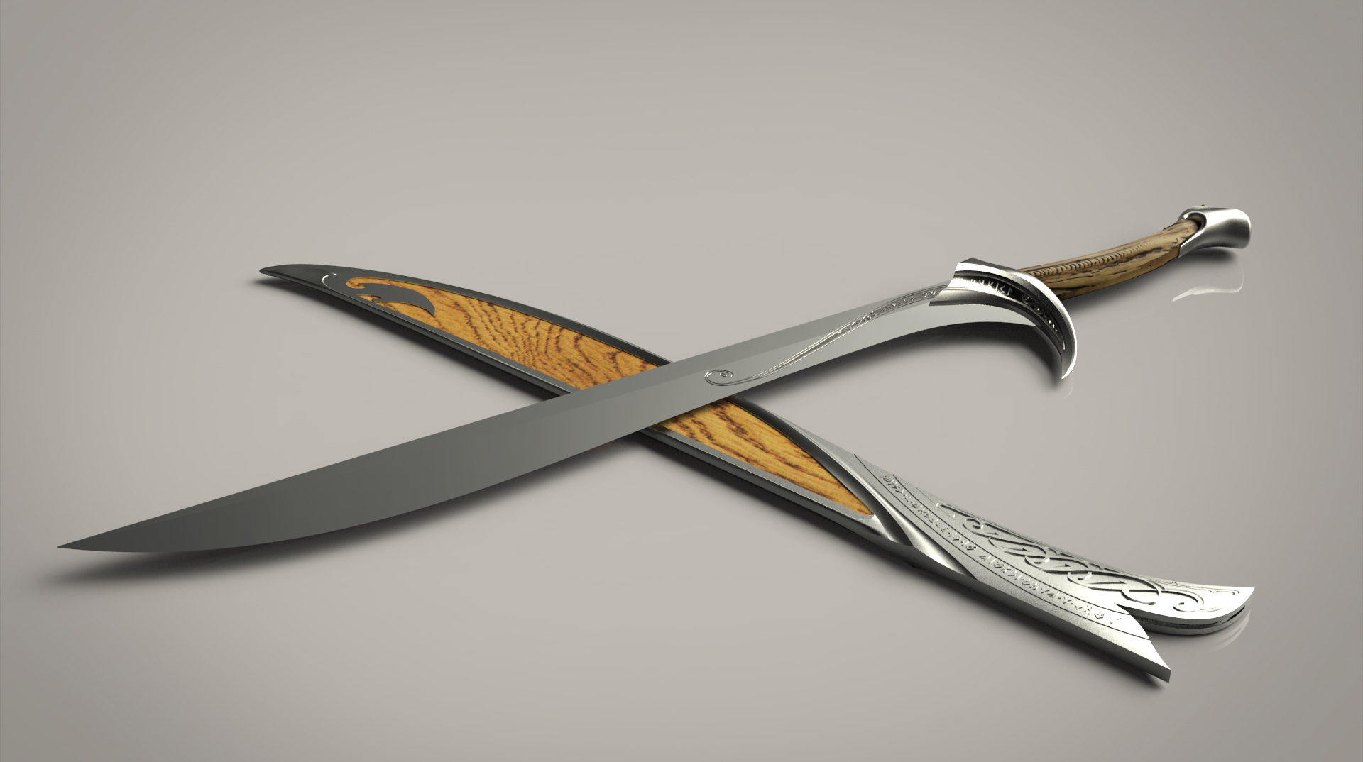 STL file Orcrist scabbard - LOTR - Hobbit - Thorin 🗡️・3D printer design ...