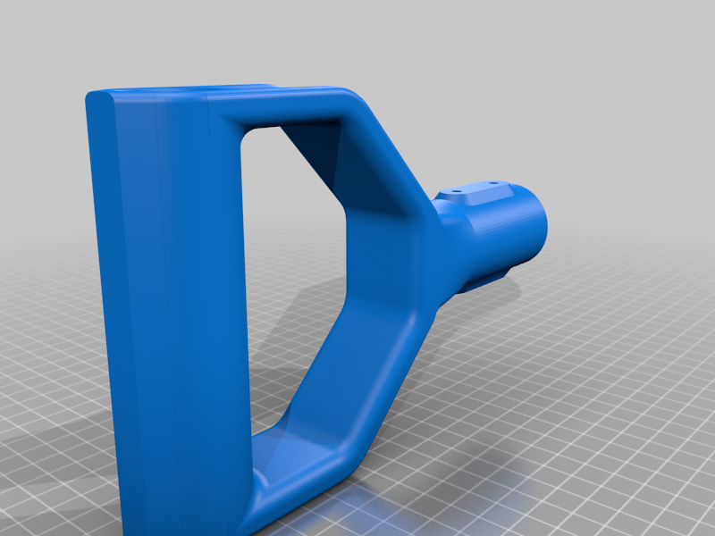 Free STL file D handle for garden tool pole 28mm dethatch pull 🛠️・3D ...