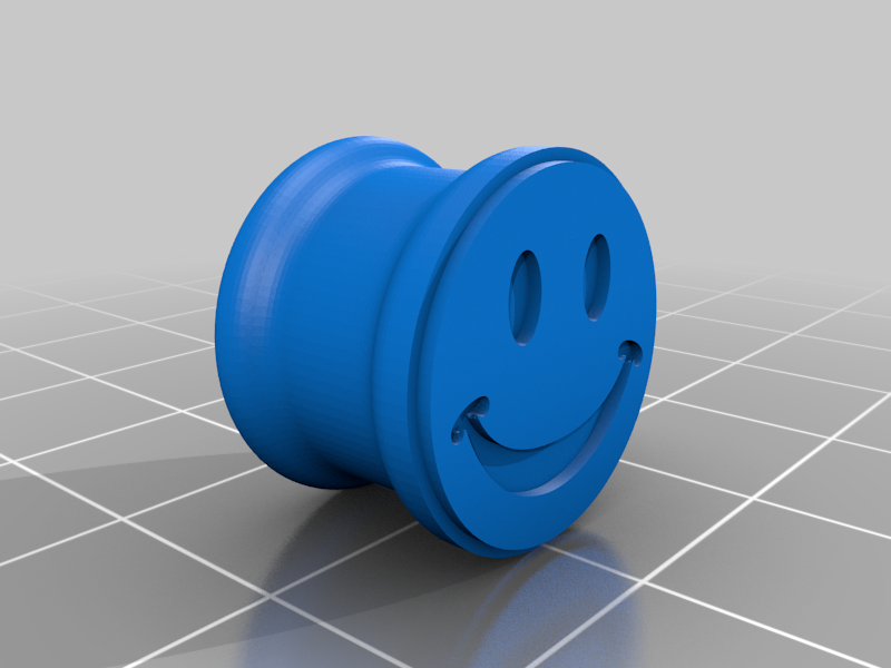 Free 3D file Smiley Plug ear・3D printer model to download・Cults