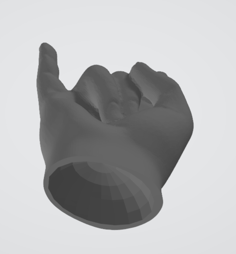 Datei 3D Mano Cornuta, SIgn of The Horns, Rock Hand, Metal Hand - now ...